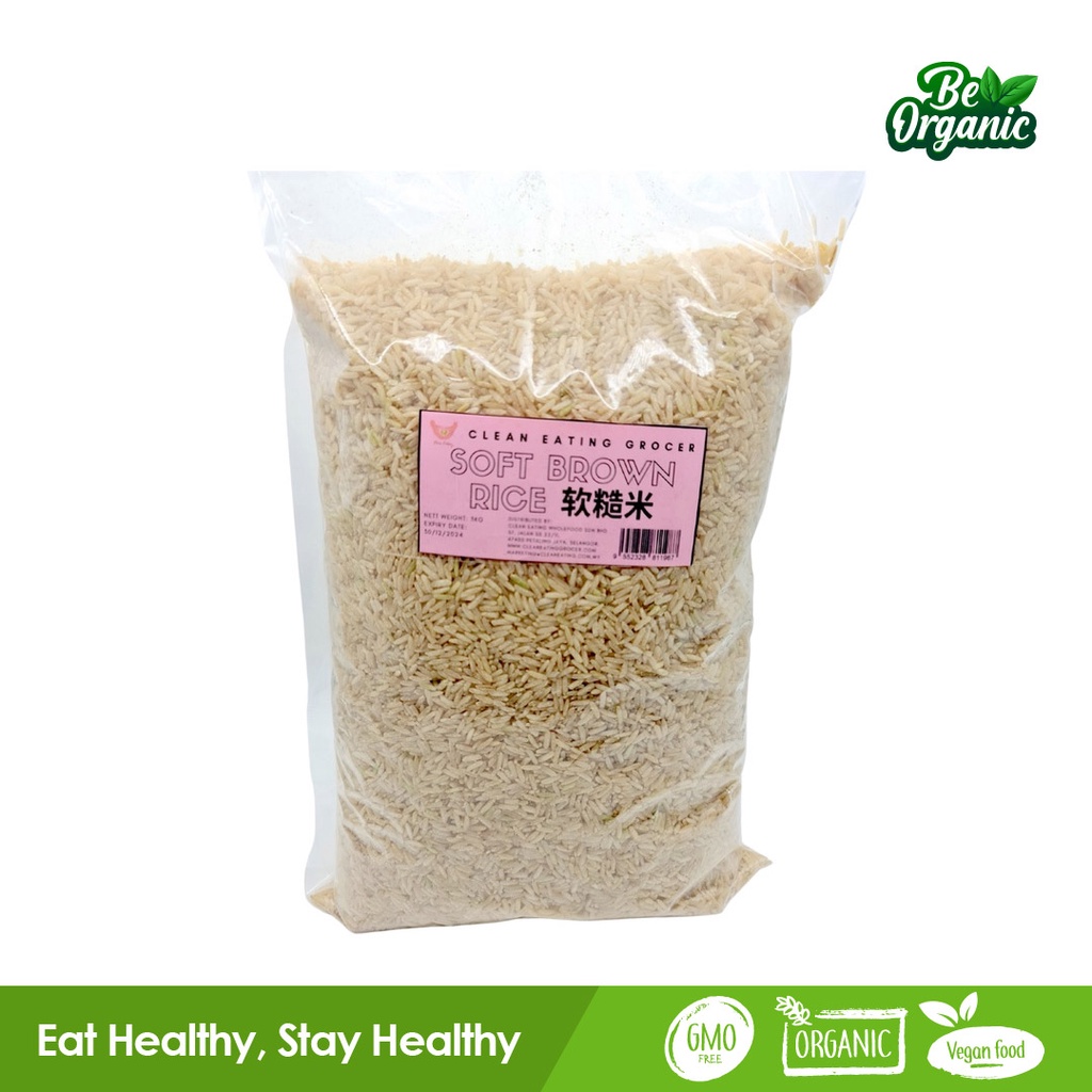 Be Organic Clean Eating Malaysia Soft Brown Rice 5kg | Shopee Malaysia