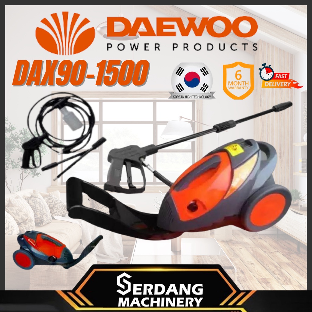 DAEWOO Power Products DAX90-1500 High Pressure Cleaner (Induction Motor ...