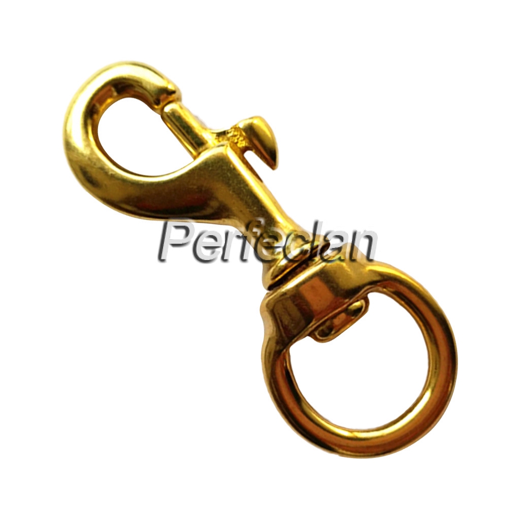 [perfeclanMY] Diving Brass Round Bolt Hook for Backpack Keychain ...
