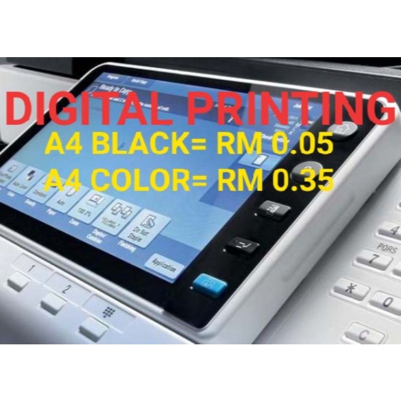 Digital Printing [A4 SIZE] Service (500pcs/pack) | Shopee Malaysia