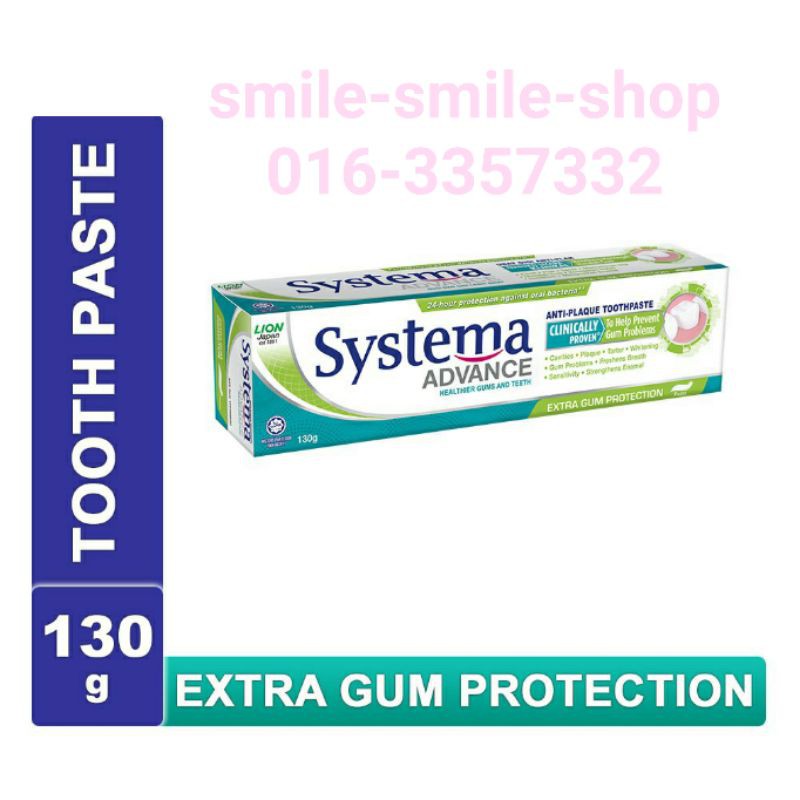 SYSTEMA Advance Toothpaste LION Japan - Extra Gum Protection 130gm ...