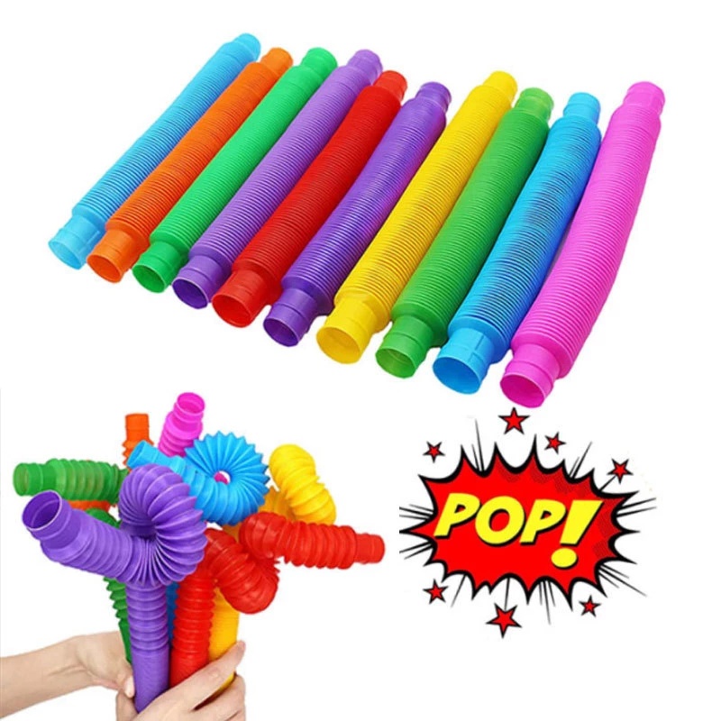 Mini Pop Tubes Sensory Toy for Adult Fidget Stress Relieve Toys Kid ...