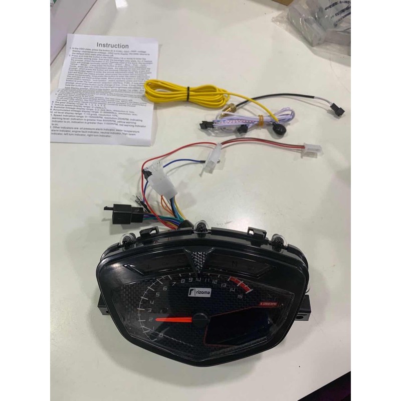 PNP LC135 V1 DIGITAL METER YAMAHA LC-135 LCV1 SPEEDOMETER ASSY SPEEDO ...