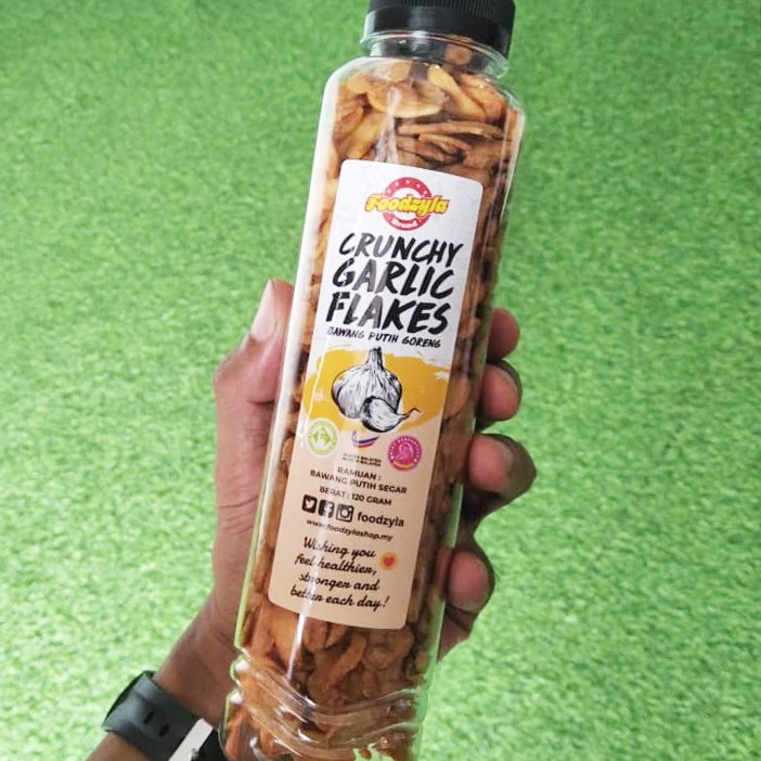 Makanan Pantang Crispy Garlic Flakes / Bawang Putih Crispy / Crisps ...