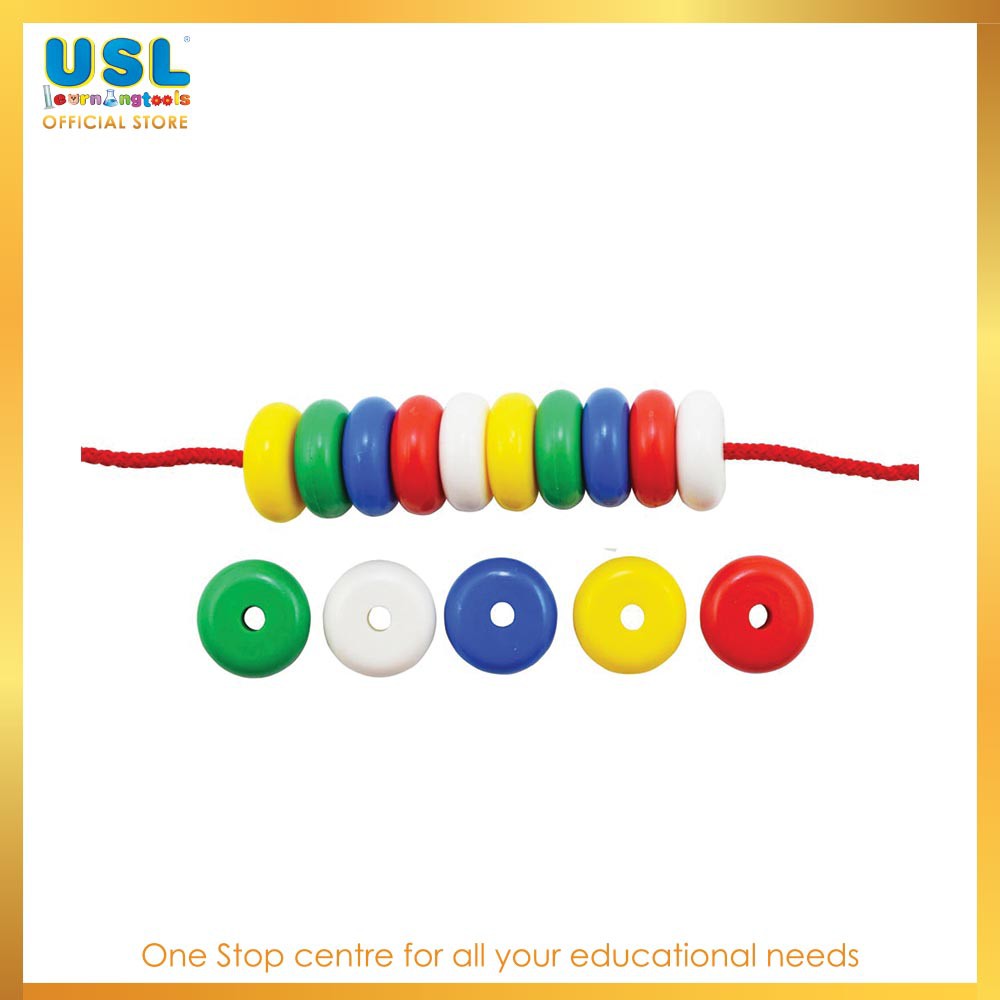 Abacus Beads (200 pcs) - Manipulative & Mathematics | Fine Motor Skill ...