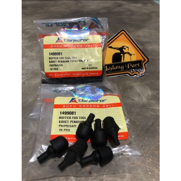 Rubber retaining trunk lid drawer box for vespa px exclusive excel ...