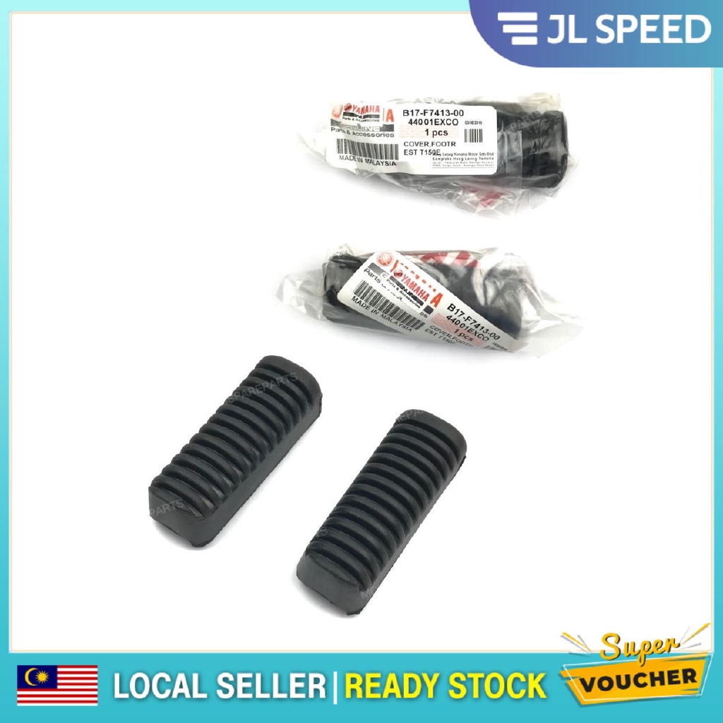 YAMAHA Y15 Y15ZR FZ FZ150 FRONT FOOT REST FOOTREST RUBBER SET 100% ...