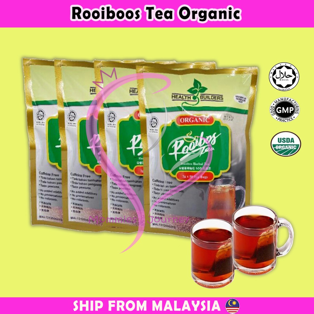 Rooibos Tea Organic Health Builder 100% Original Teh Organik Minuman ...