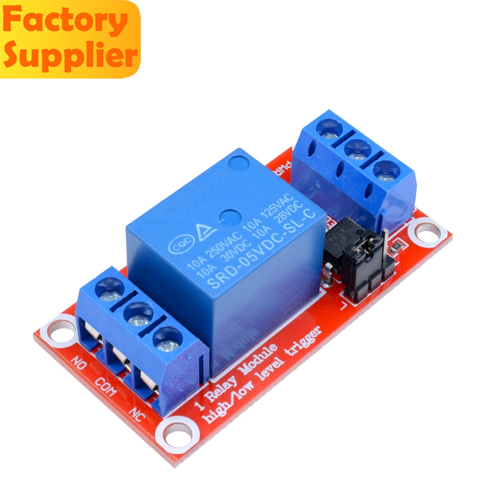 DC 5V 9V 12V 24V Optocoupler Relay Module 1 Channel Support high and ...
