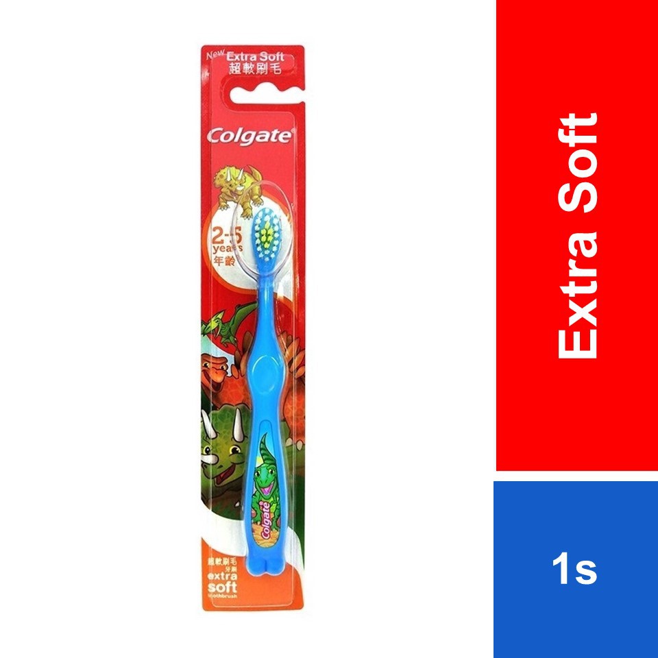 Colgate Kids Dinosaur Toothbrush 2-5 Years Extra Soft 1s | Shopee Malaysia