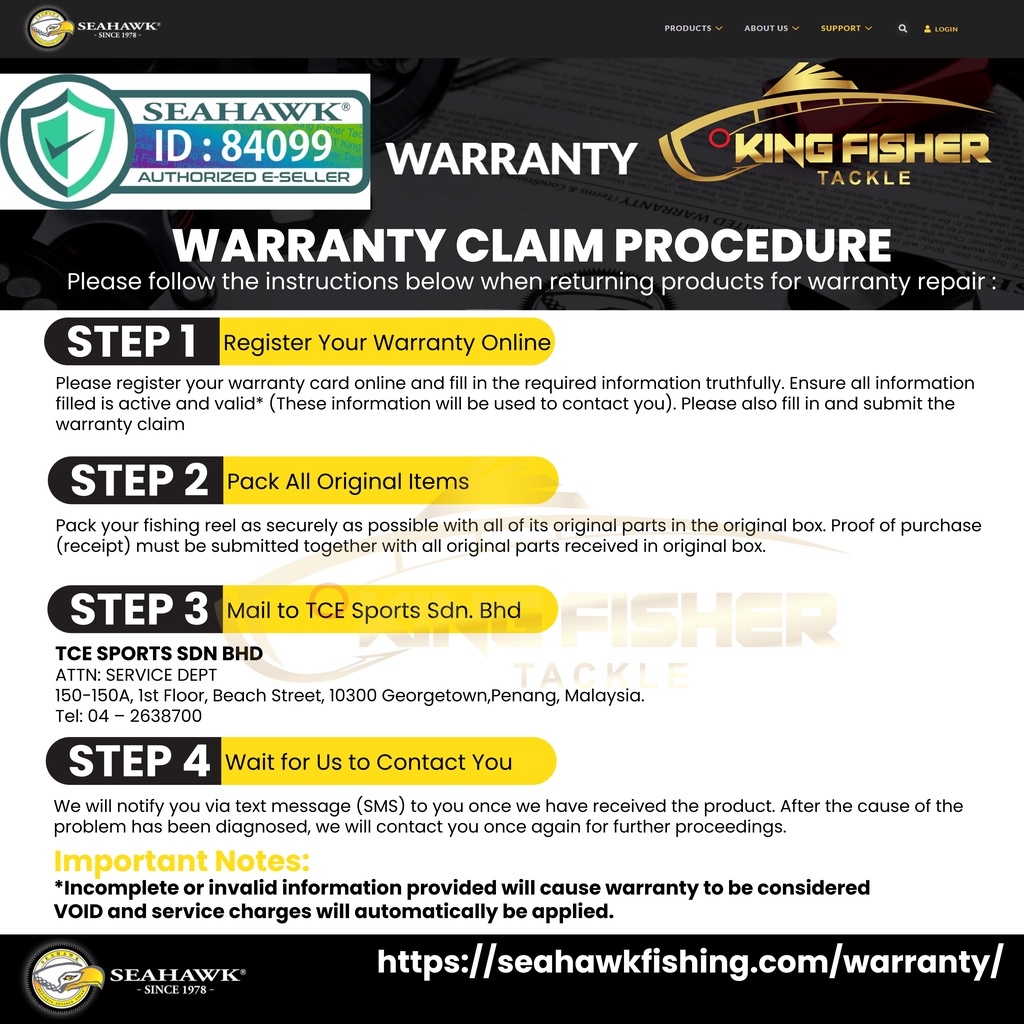 KFT SEAHAWK Temesis FX Spinning Reel Fishing Reel Mesin Pancing Kekili ...