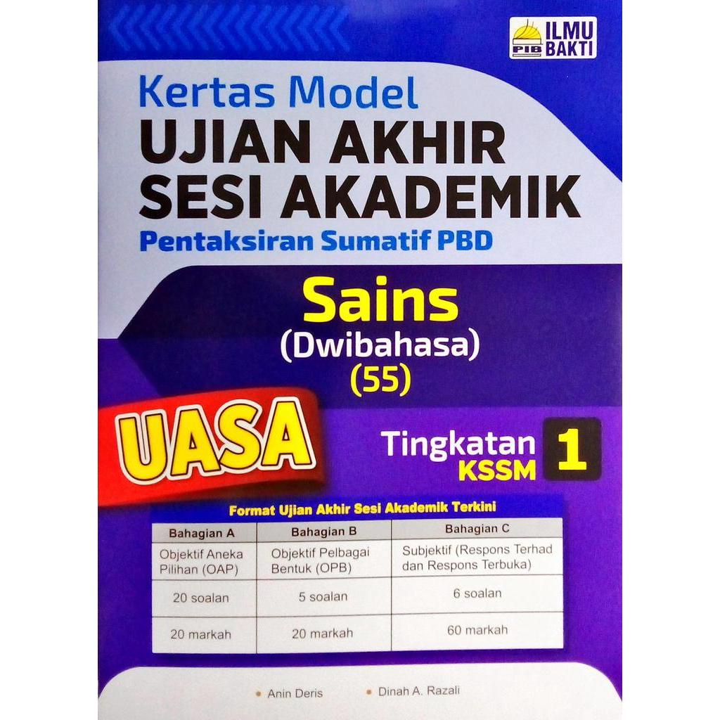 Buku Latihan Kertas Model Uasa Pentaksiran Sumatif Pbd 2023 Tingkatan