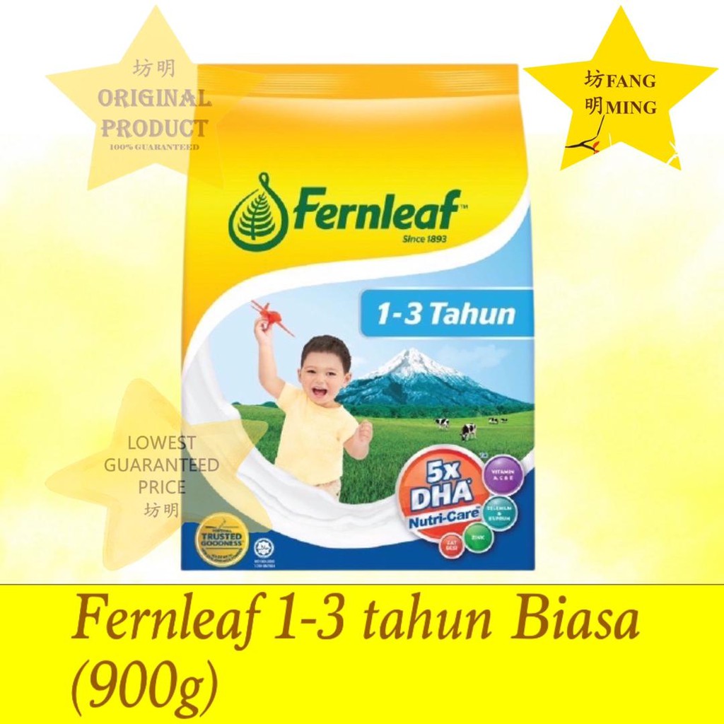 Fernleaf 1-3 Years (BIASA) 900g Milk Powder for Children(EXP) | Shopee ...