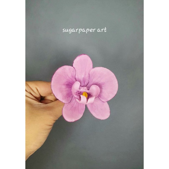 Orchid orchid gumpaste flower edible flower tart cake topper decoration ...