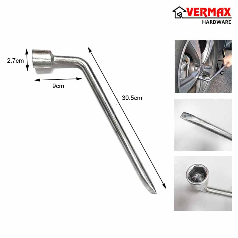 19mm Tire Spanner Heavy Duty / Tyre Spanner Opener Wrench Tyre / Spanar ...
