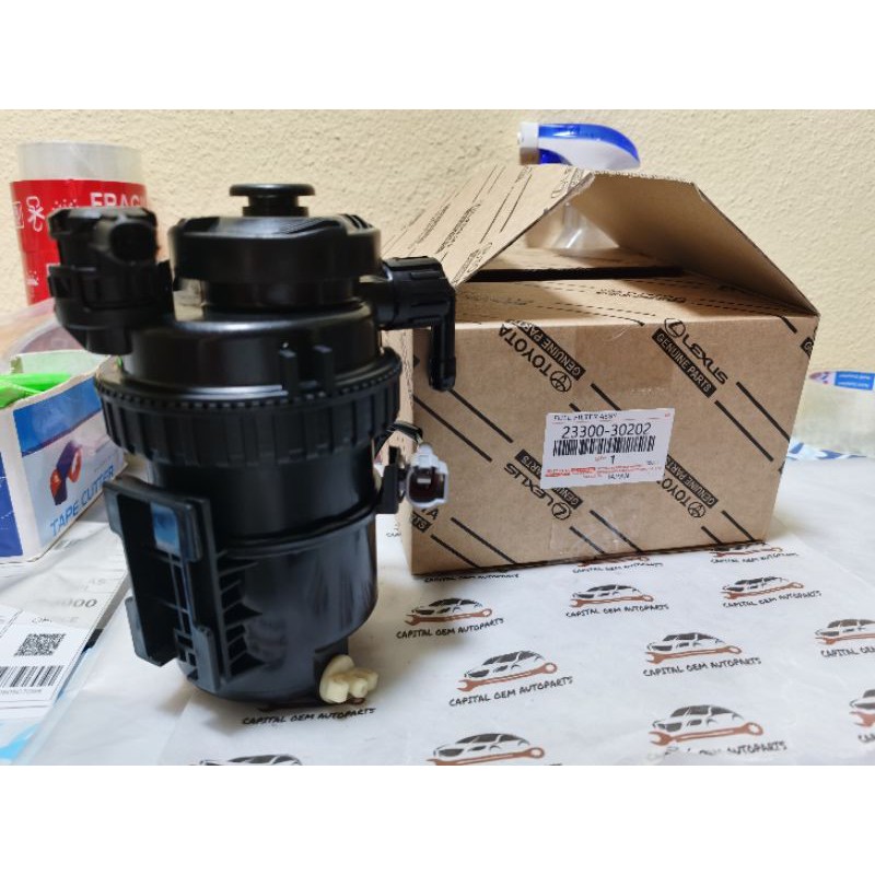 23300-30202 TOYOTA Hiace KDH200 Hand Pump Assy WITH DIESEL FILTER JAPAN ...