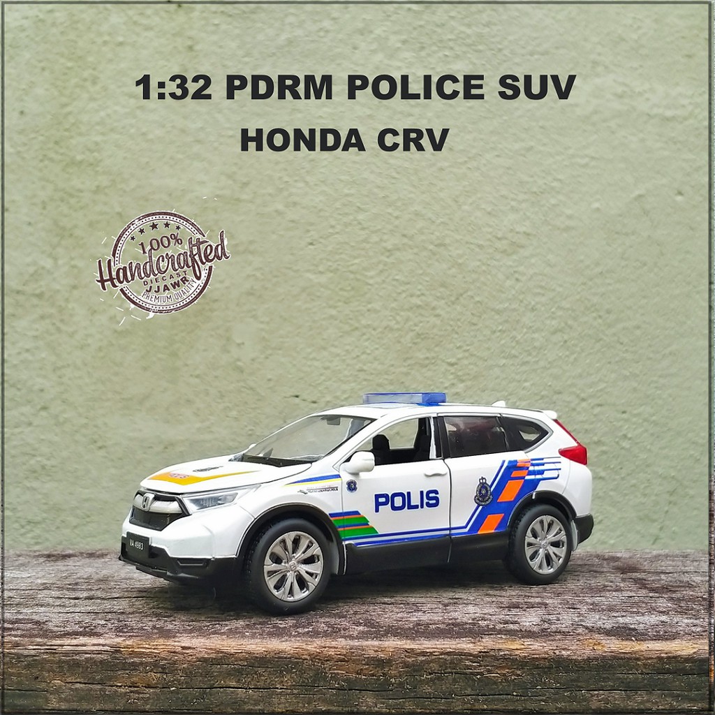 POLIS SUV: 1:32 Honda CRV PDRM SUV Vehicle Model Diecast Toy | Shopee ...