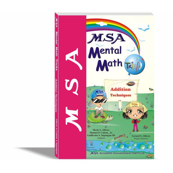 MSA Mental Math Addition Techniques (Authentic / Brand New) | Shopee ...