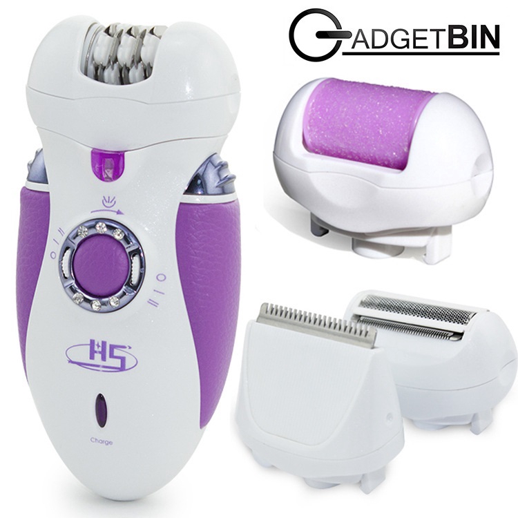 4 In 1 Hs3066 Ladies Rechargeable Epilator & Shaver Electric Hair Removal Electric Shaver ...