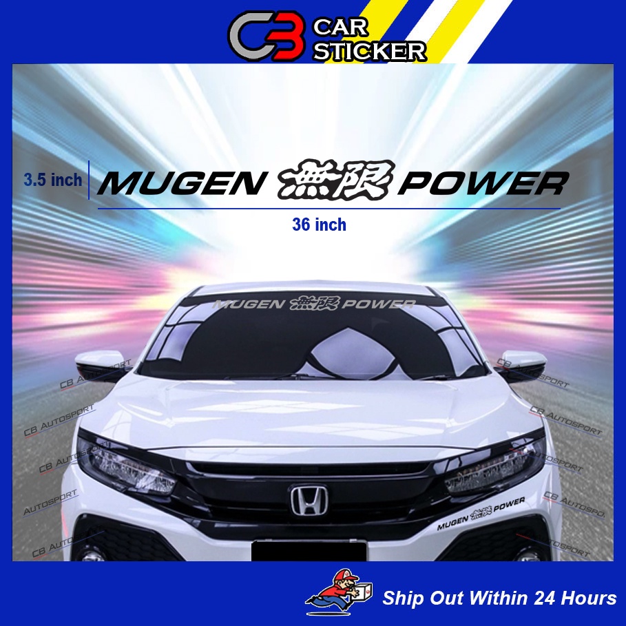 mugen power car sticker / cs793 | Shopee Malaysia