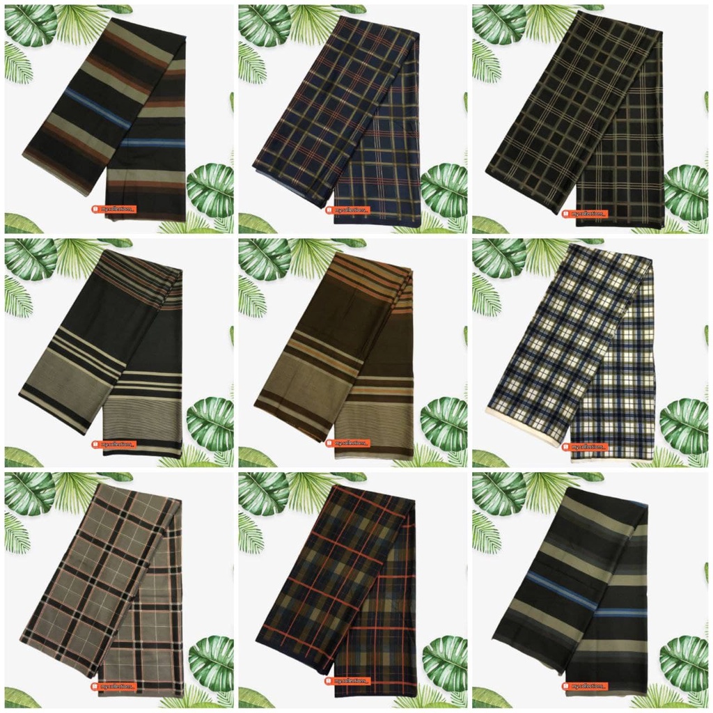 Kain Pelikat Murah | Kain Pelikat Viral | Corak Plaid | Corak Petak ...