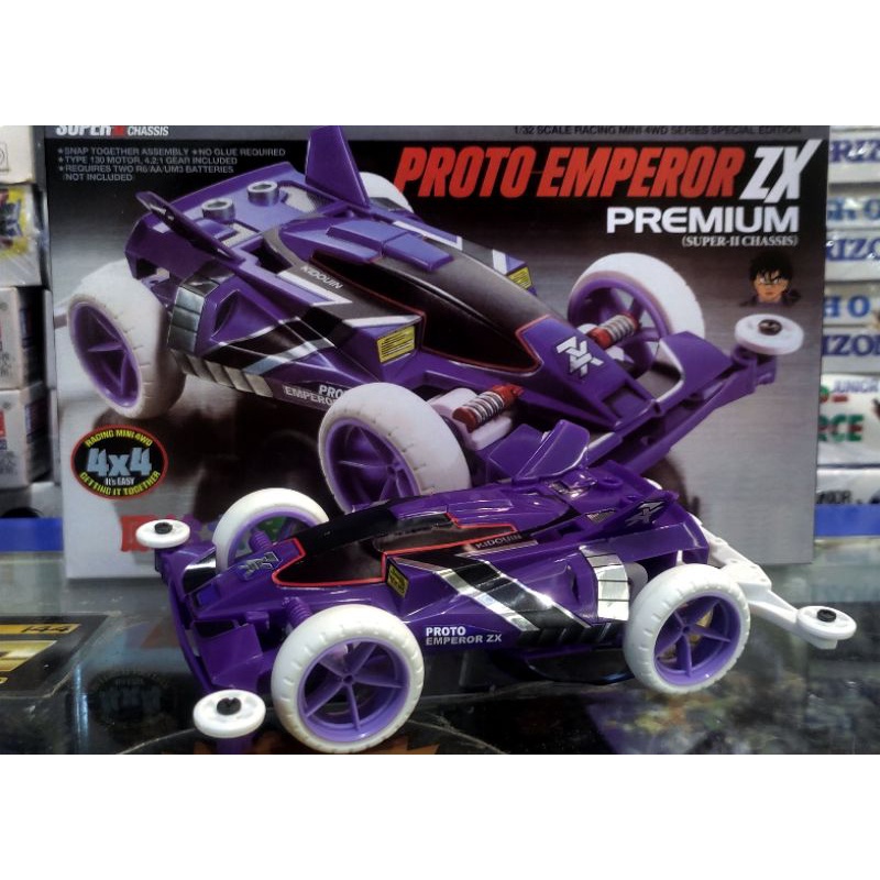 RZ MINI 4WD PROTO EMPEROR ZX PREMIUM EDITION SUPER 2 CHASIS WHITE TYRE ...