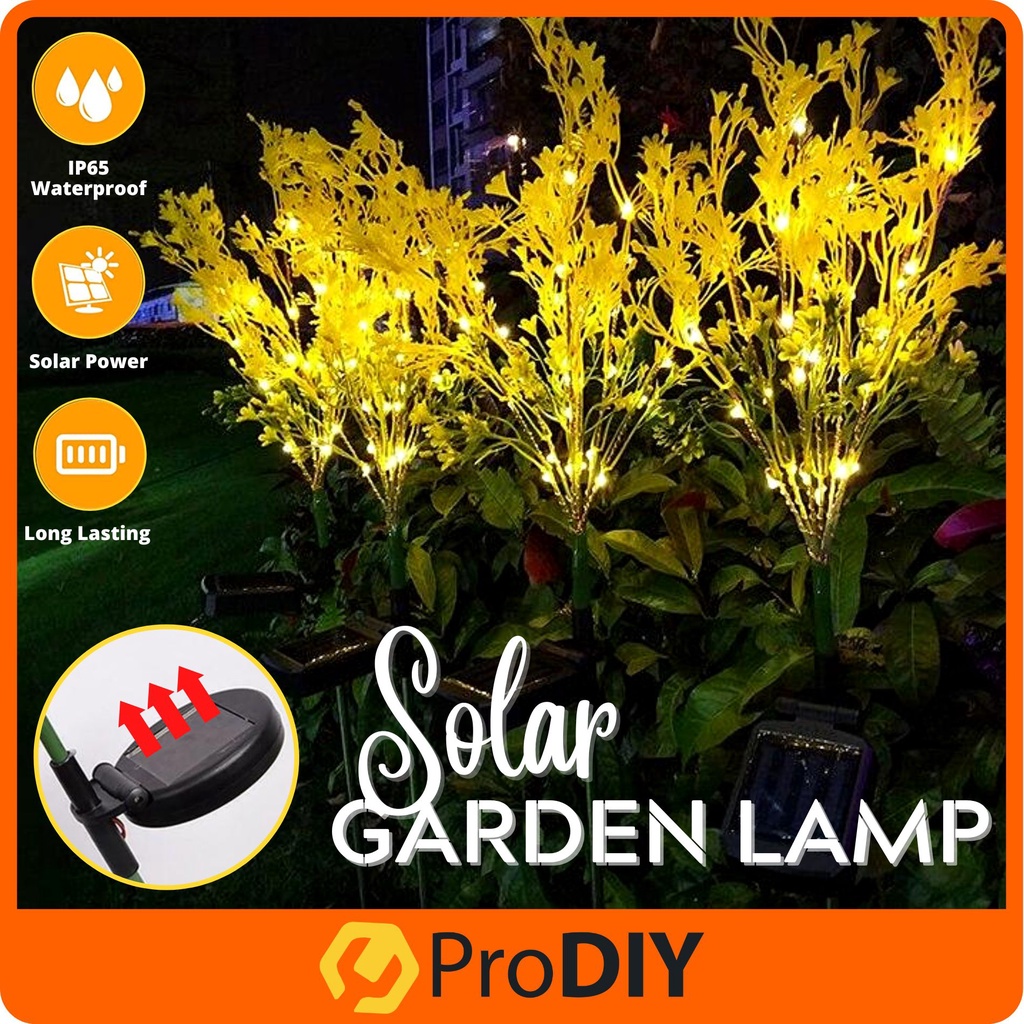 LED Solar Dandelion Onion Light Lamp Outdoor Ball Lantern Garden Flower ...