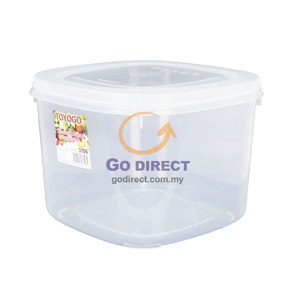 2 X TOYOGO 8.5 Litres Microwaveable Container Storage Container Parts ...