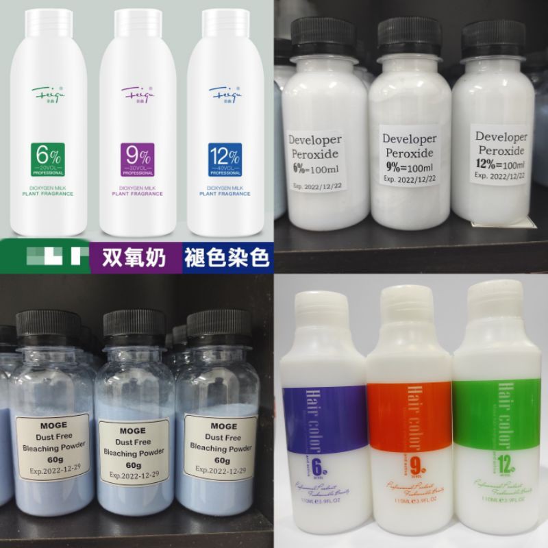 Professional Salon Peroxide Cream / Bleaching Powder | Shopee Malaysia
