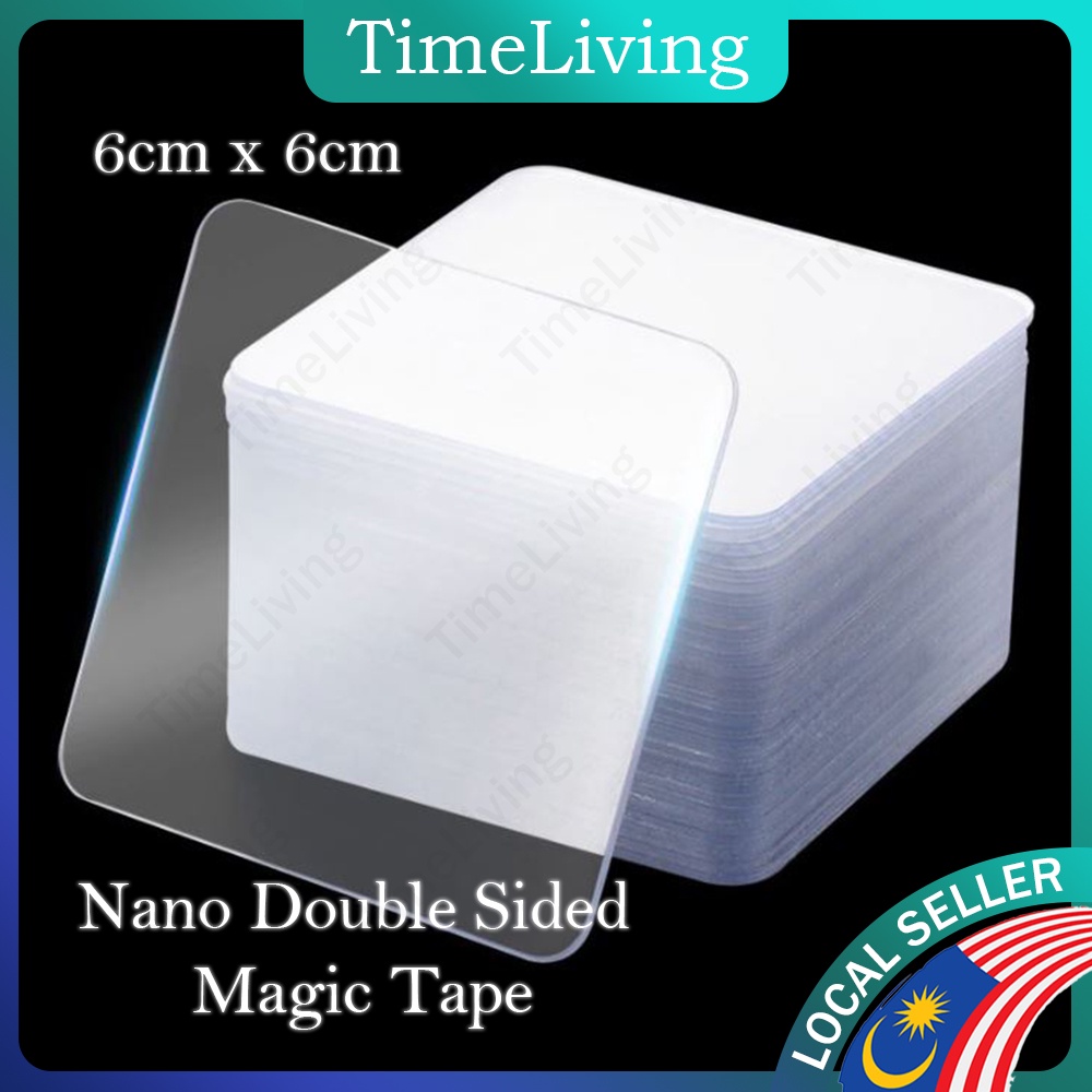 1pc Multifunction Transparent Nano Seamless Double Sided Adhesive ...