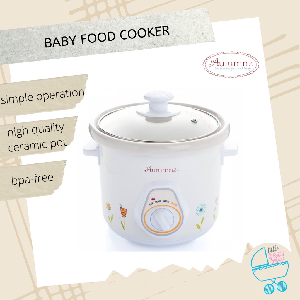 AUTUMNZ Baby Food Slow Cooker Periuk Masak Bubur Bayi | Shopee Malaysia