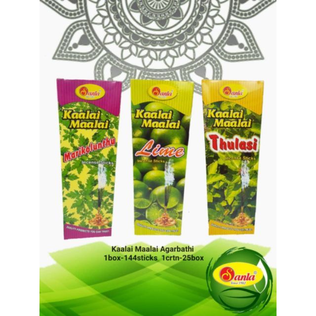 Agarbathi,Insence sticks,Uthipathi Kaalai Maalai | Shopee Malaysia