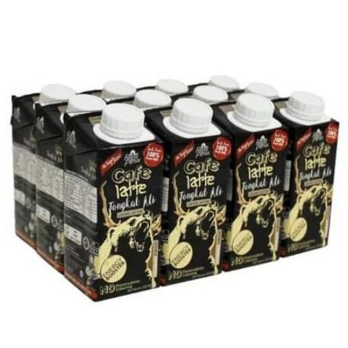 Farm Fresh Cafe Latte Tongkat Ali UHT 200ml (12 kotak) | Shopee Malaysia