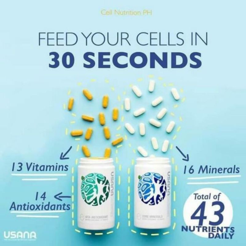 [READY STOCK] USANA Cellsential Core Minerals Plus Tablet + Vita-AO ...