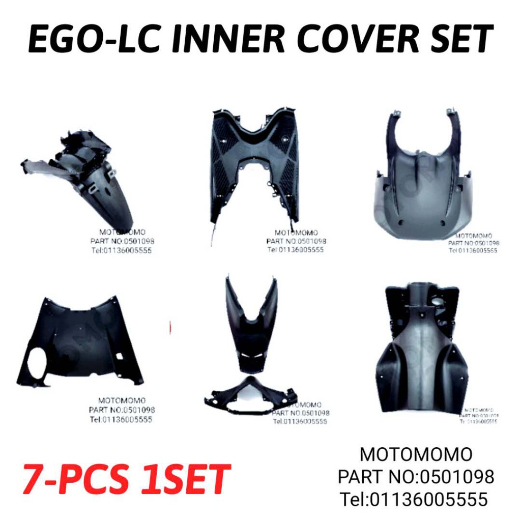 EGO LC YAMAHA INNER BODY COVER SET MOMO | Shopee Malaysia