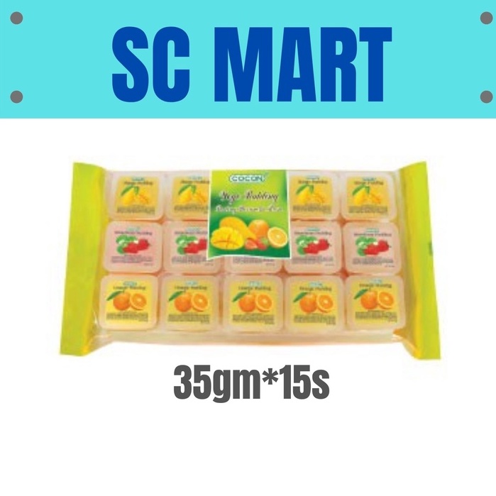 [SC] Cocon Yogo Assorted Square Pudding 35gx15s | Shopee Malaysia