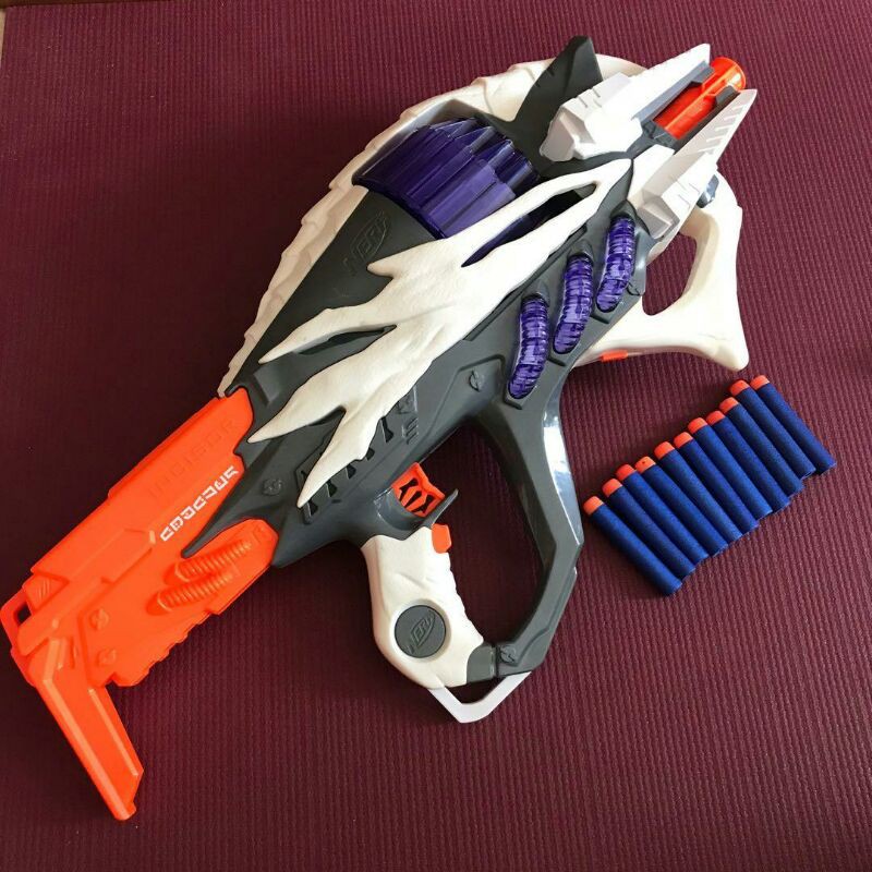 Authentic Hasbro Nerf Alien Menace Incisor Blaster Used | Shopee Malaysia