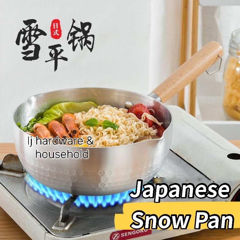 Japanese Aluminium Sauce Pan Snow Pan Cooking Pot Soup Spout Porridge ...