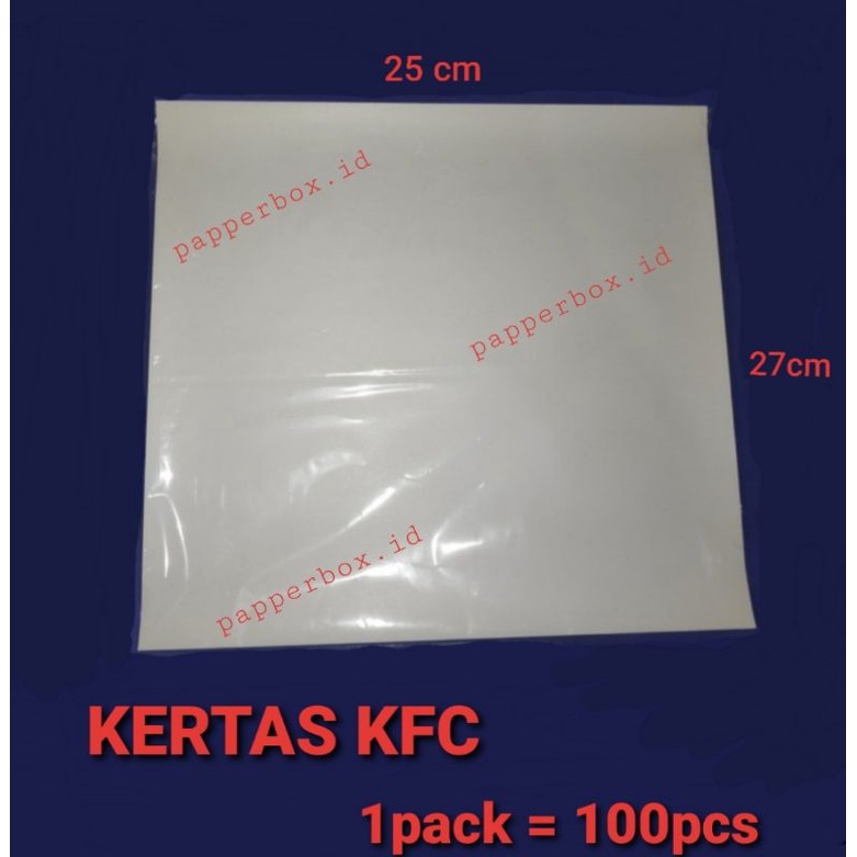 Kfc Paper * Thick Material * (Readdesk!!!!) | Shopee Malaysia