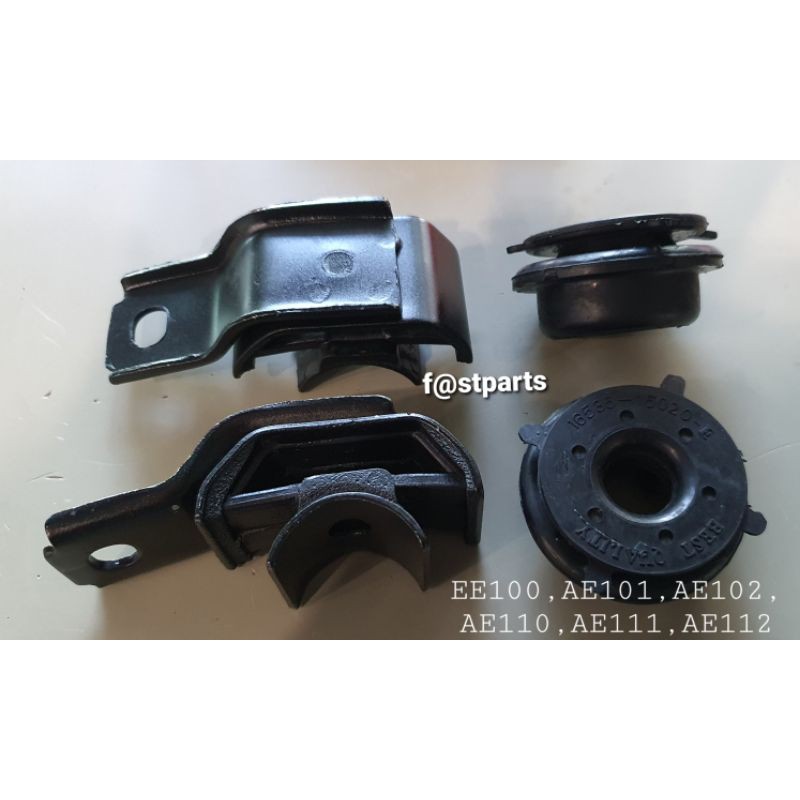 Upper-Bottom Radiator Mounting Rubber Plastic Wire Cover Engine EE100 ...