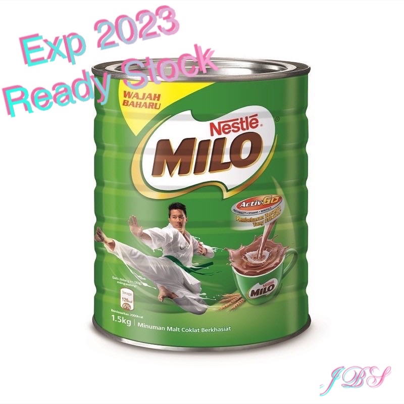 NESTLE MILO TIN ACTIV-GO CHOCOLATE MALT POWDER 1.5KG | Shopee Malaysia