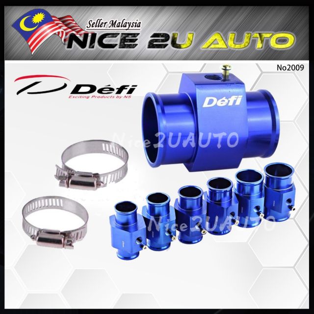 Defi Water Temperature Joint Pipe & Temp Sensor Adapter Gauge ...