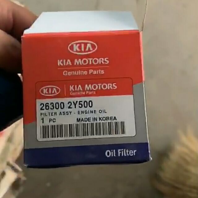 BUY 1 FREE 1 @ KIA ORIGINAL OIL FILTER SPECTRA ,CITRA,SEPHIA,CAREN,ATOS ...