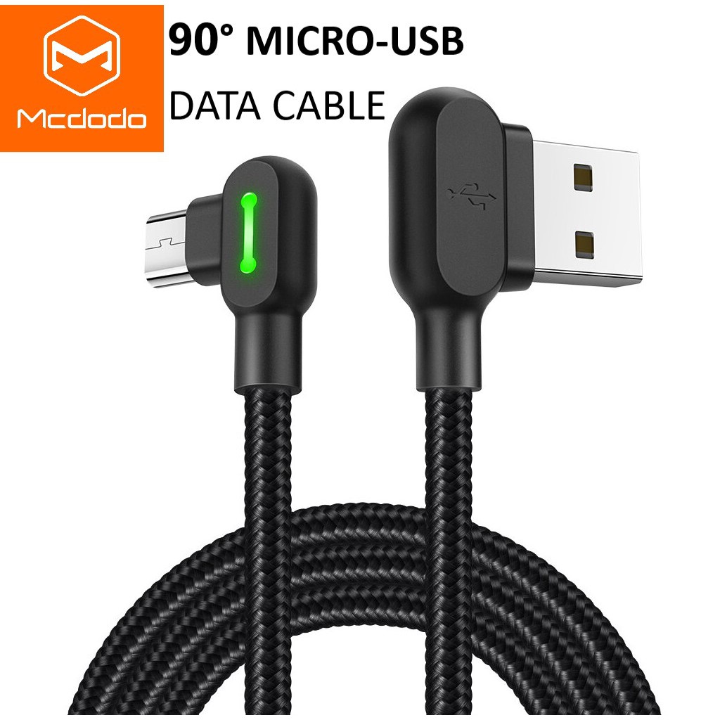 90° Micro-USB Data Cable MCDODO ( Original ) | Shopee Malaysia