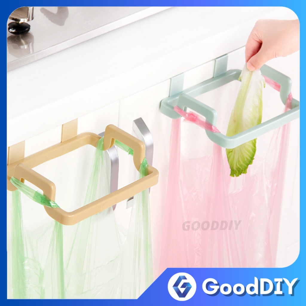 Garbage Bag Holder Trash Cabinets Towel Rack Gantung Plastik Sampah ...