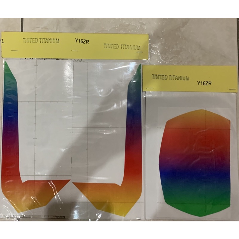 Yamaha y16zr sticker meter tinted titanium/lampu kecil sticker tinted ...
