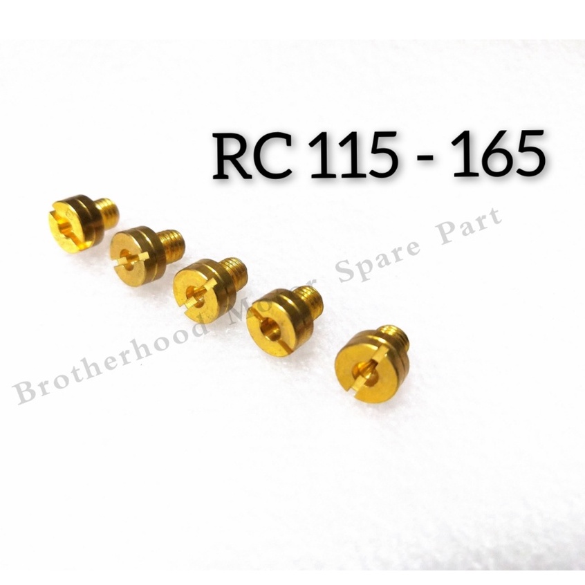 RC RG RGV Jaguh Main Jet (115-165) | Shopee Malaysia