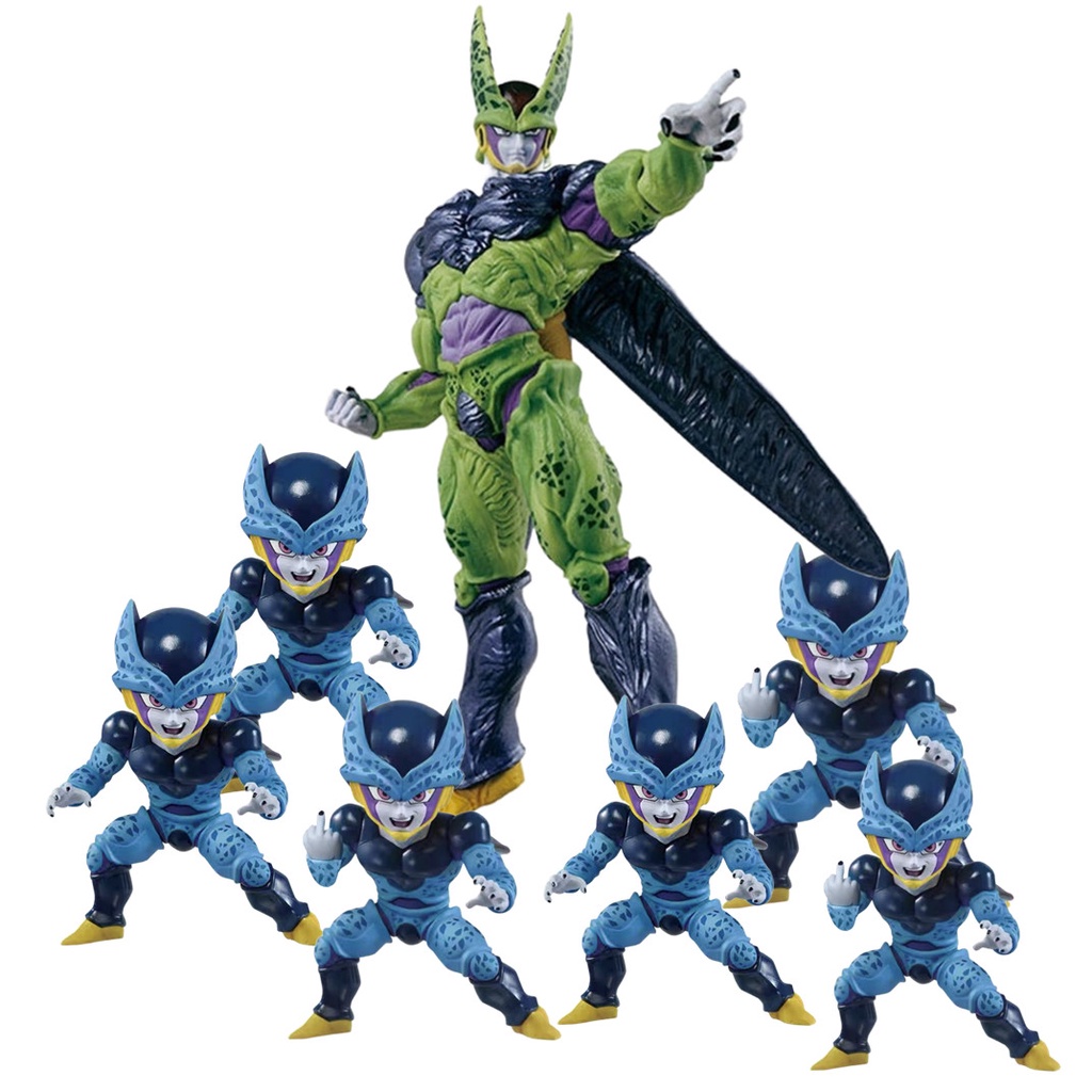 22CM Dragon Ball Z Green Cell Figure Action Model PVC Anime Action ...