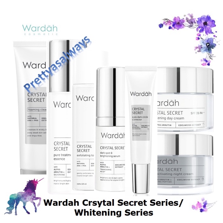 Wardah Crystal Secret Wash / Wardah Crystal Secret Toner / Wardah ...
