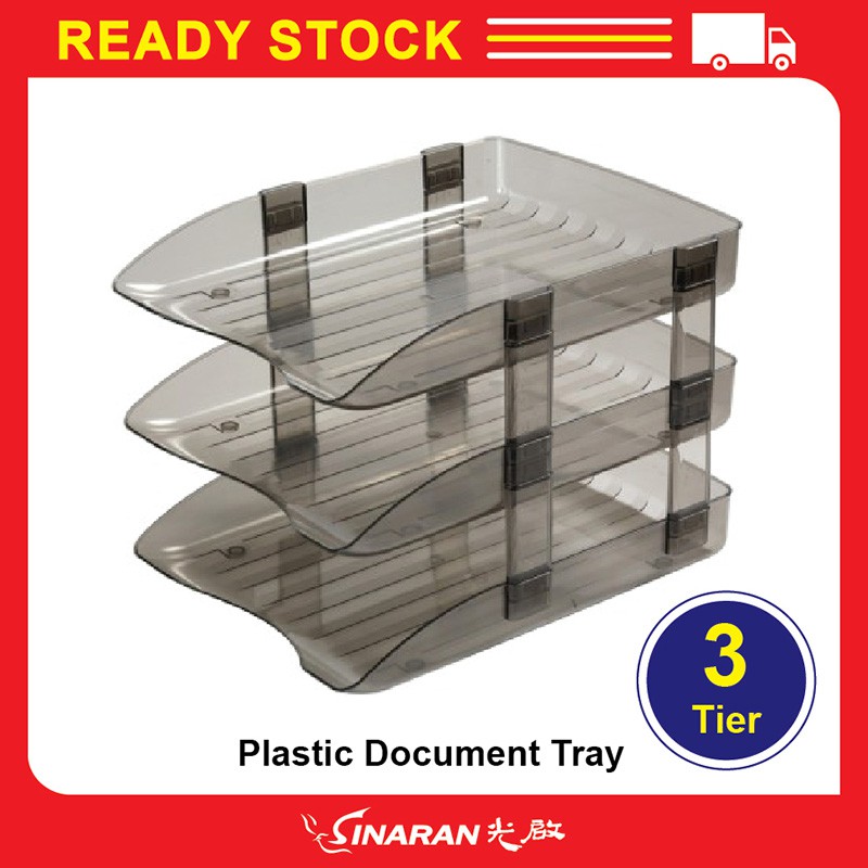 Niso Plastic Document Tray (2 & 3 Tier) | Shopee Malaysia